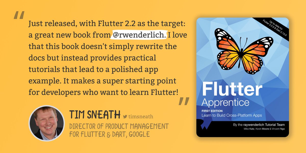 See what @timsneath, Director of Product Management for Flutter & Dart at Google, has to say ...