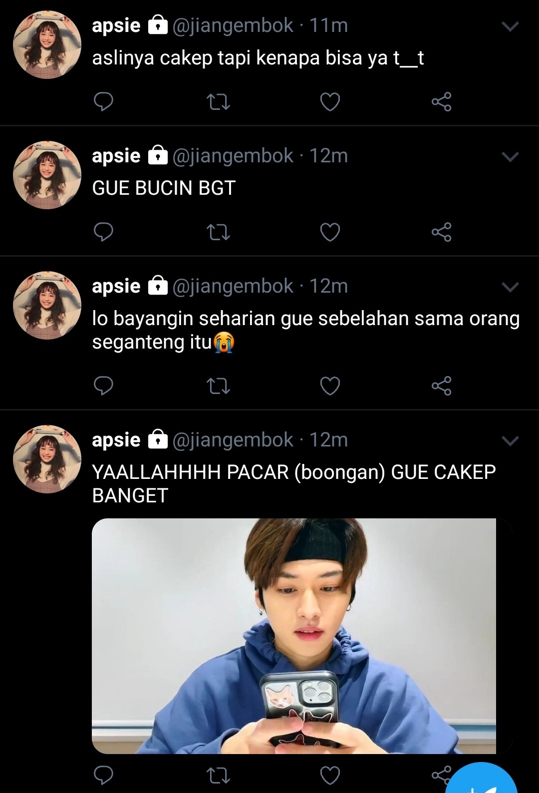 ًai 📌minsung au on Twitter: "2O. ceritanya jian foto diem2 https://t.co/pAlzfcWYUg" / Twitter