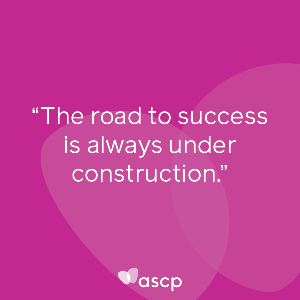 Pink Under Construction Sign