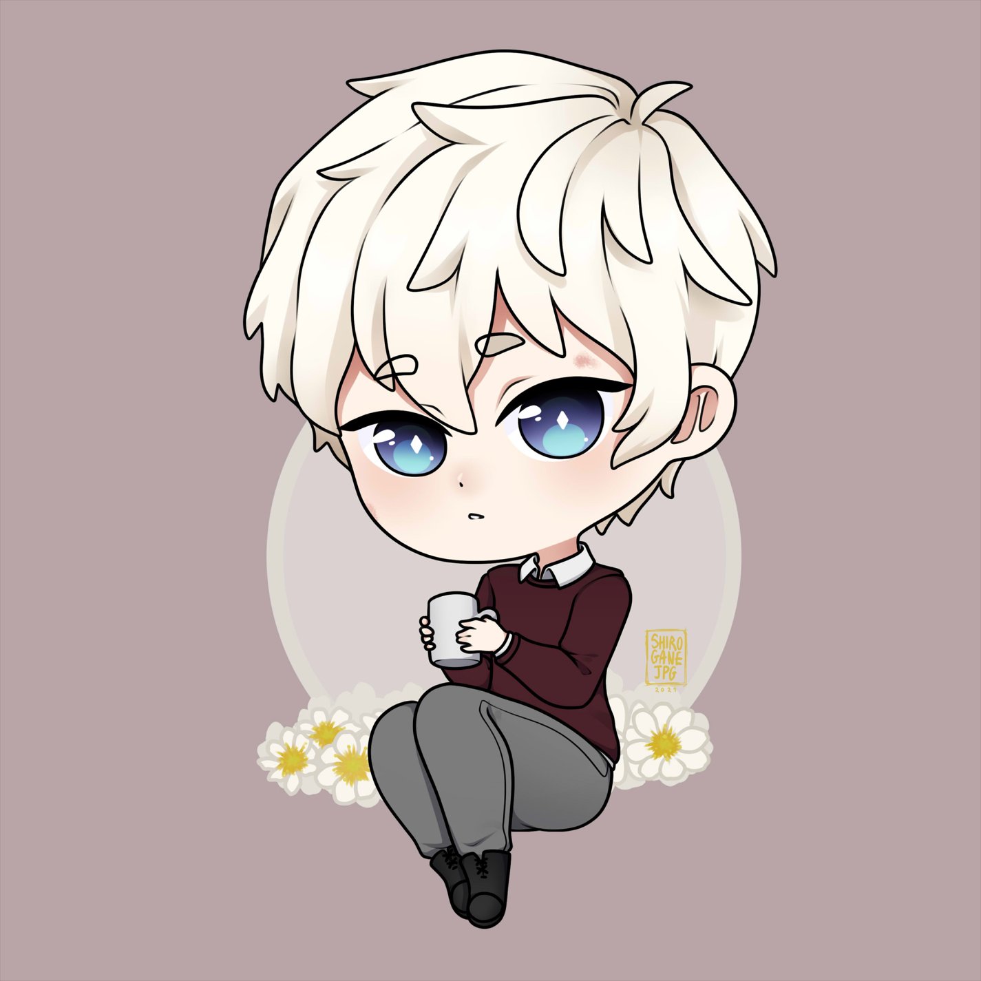 Chibi Holding Something