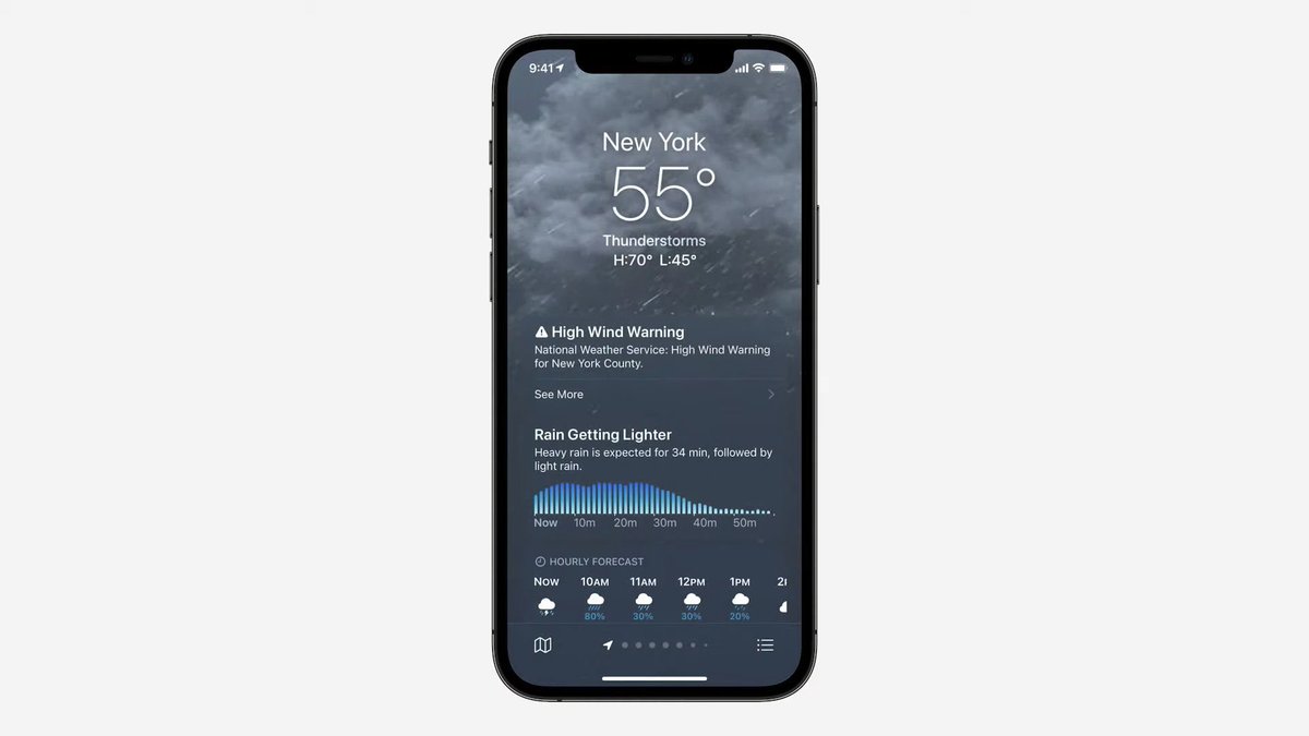 Pop Base on Twitter: "Apple’s Weather app gets a redesign on #iOS15 #WWDC21…