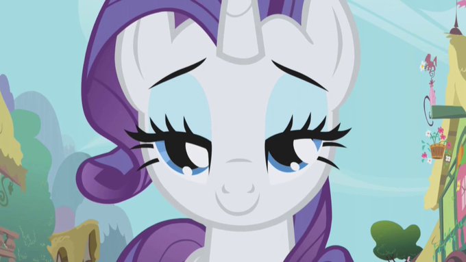 Rarity Laughing