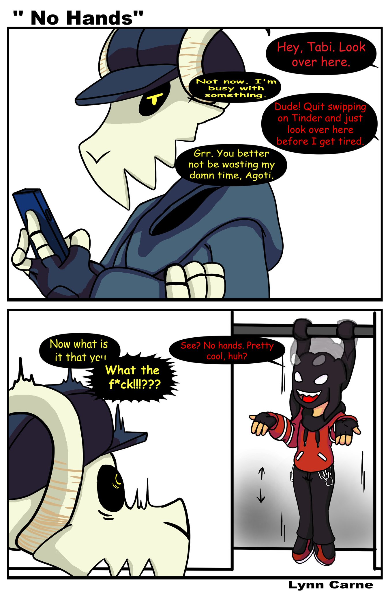 Lynn Carne on Twitter: "FNF: Tabi/Agoti- '' No Hands'' I don't know what kind of hair products ...