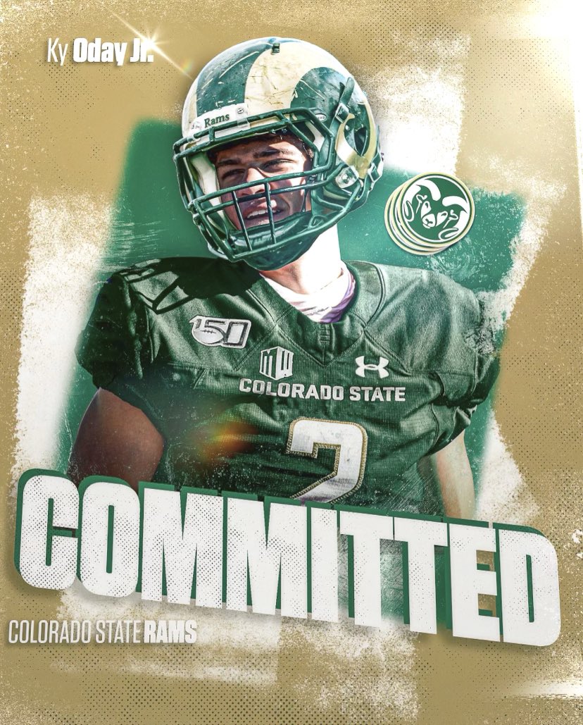 2022 3* WR Ky Oday Jr. commits to Colorado State : r/CFB