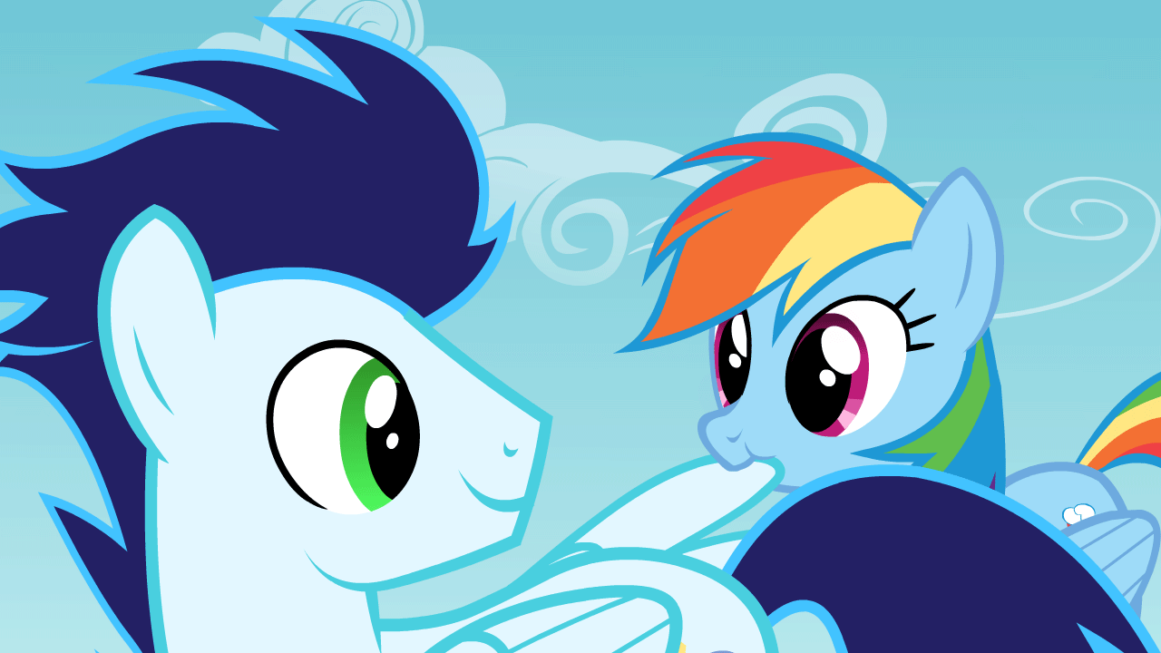 My Little Pony Rainbow Dash And Soarin In Love