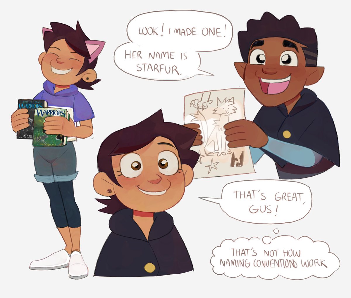 「Style mockup *just stands there* Char on the left belongs 」 Cameron ...