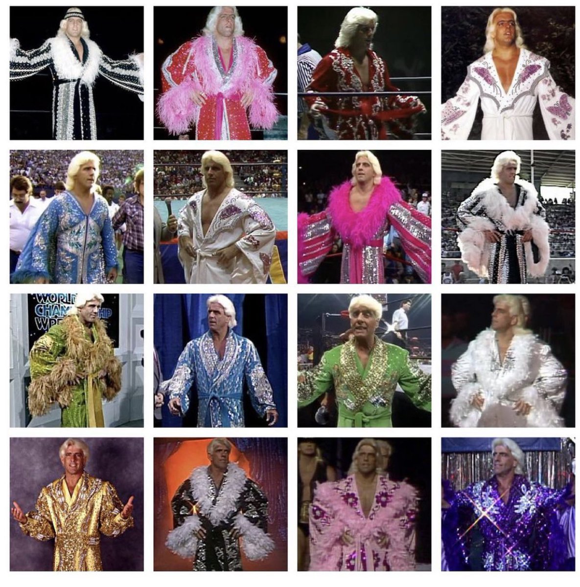 Ric Flair on Twitter: "Custom Made Like No Other! Which Robe Was Your ...