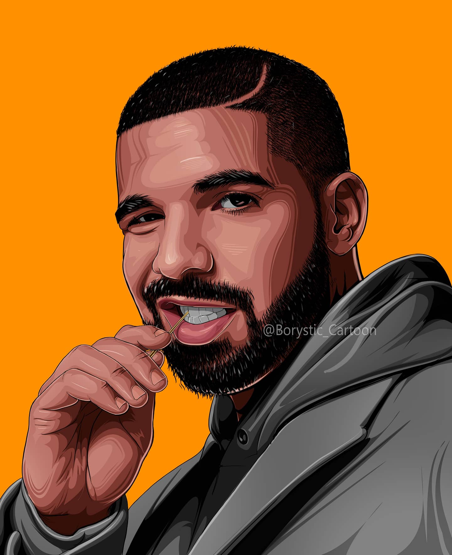 Drake Cartoon Tekening