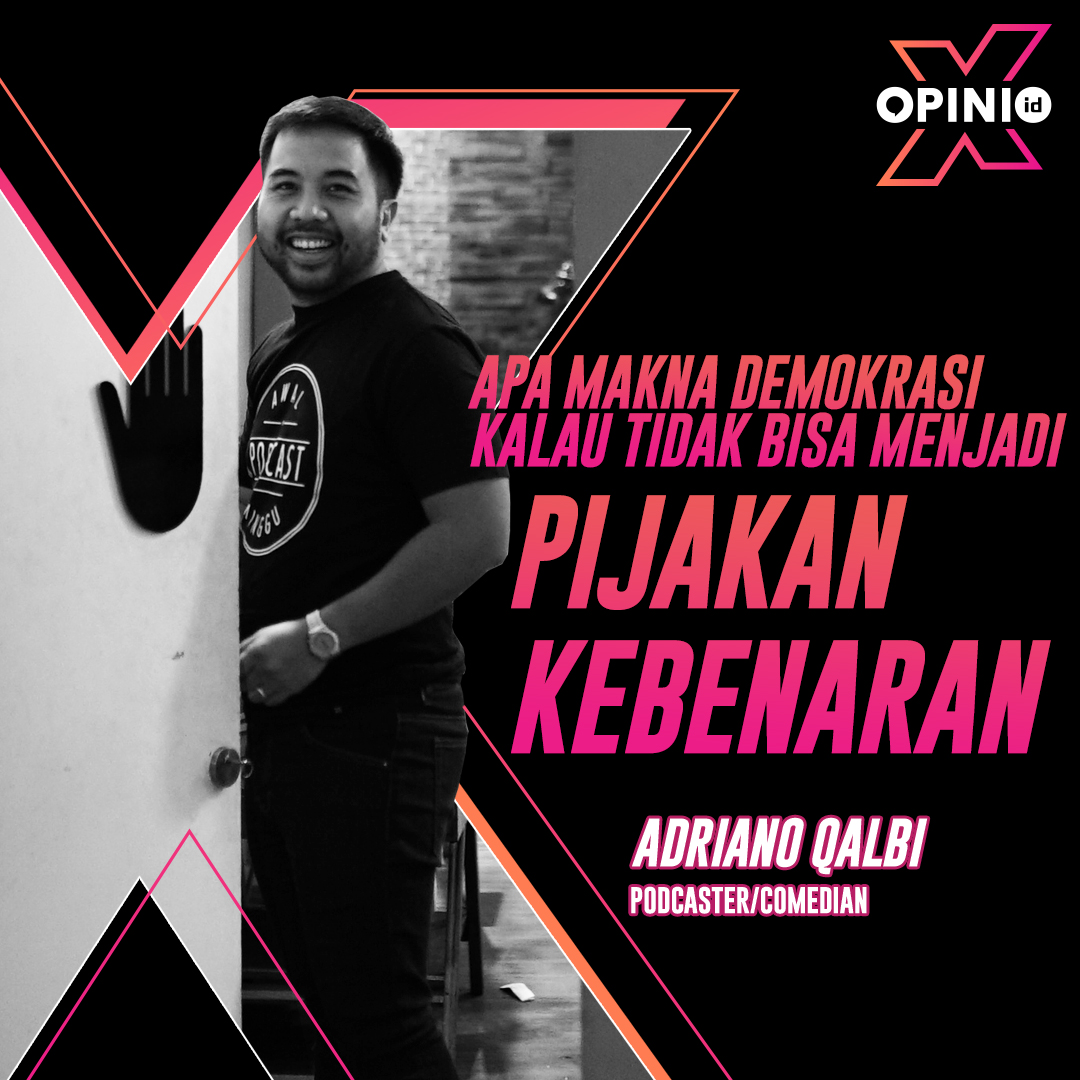 OPINI.ID on Twitter: "Adriano Qalbi, podcaster dan pemilik Podcast Awal Minggu akan bercerita ...