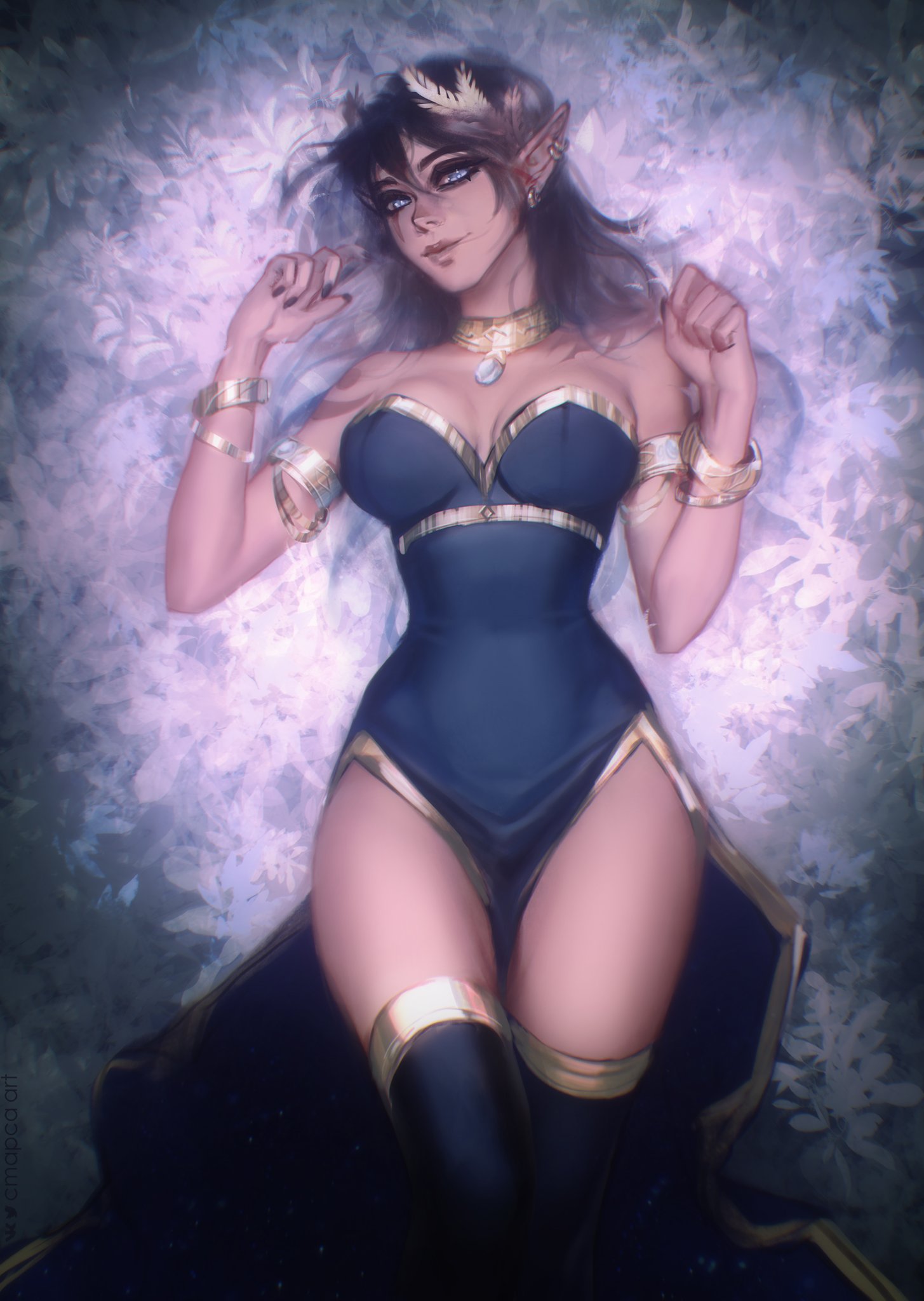 Cmapca art on Twitter: "Sketch-commission for @fretfulwolf ☁️…