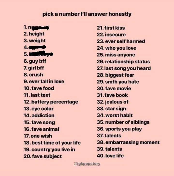 Pick A Number And Ill Answer