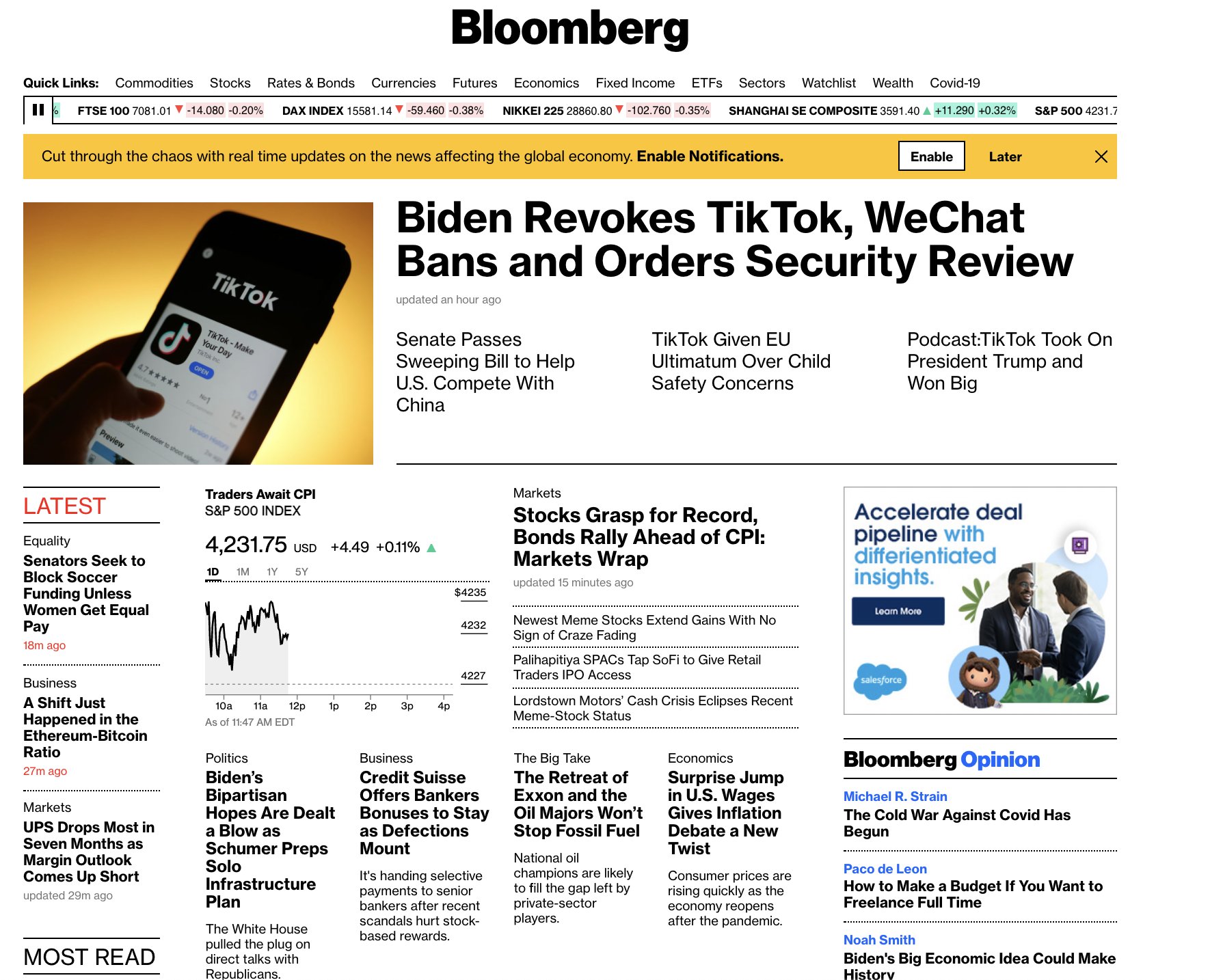 Chris Burniske on Twitter: "Curious to me that mainstream financial news like @business & @CNBC ...