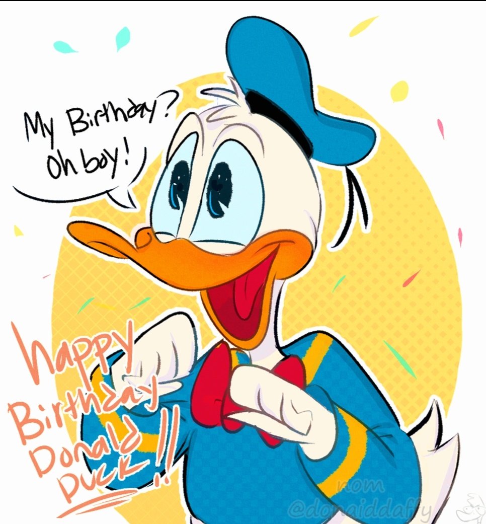 Donald Duck Happy