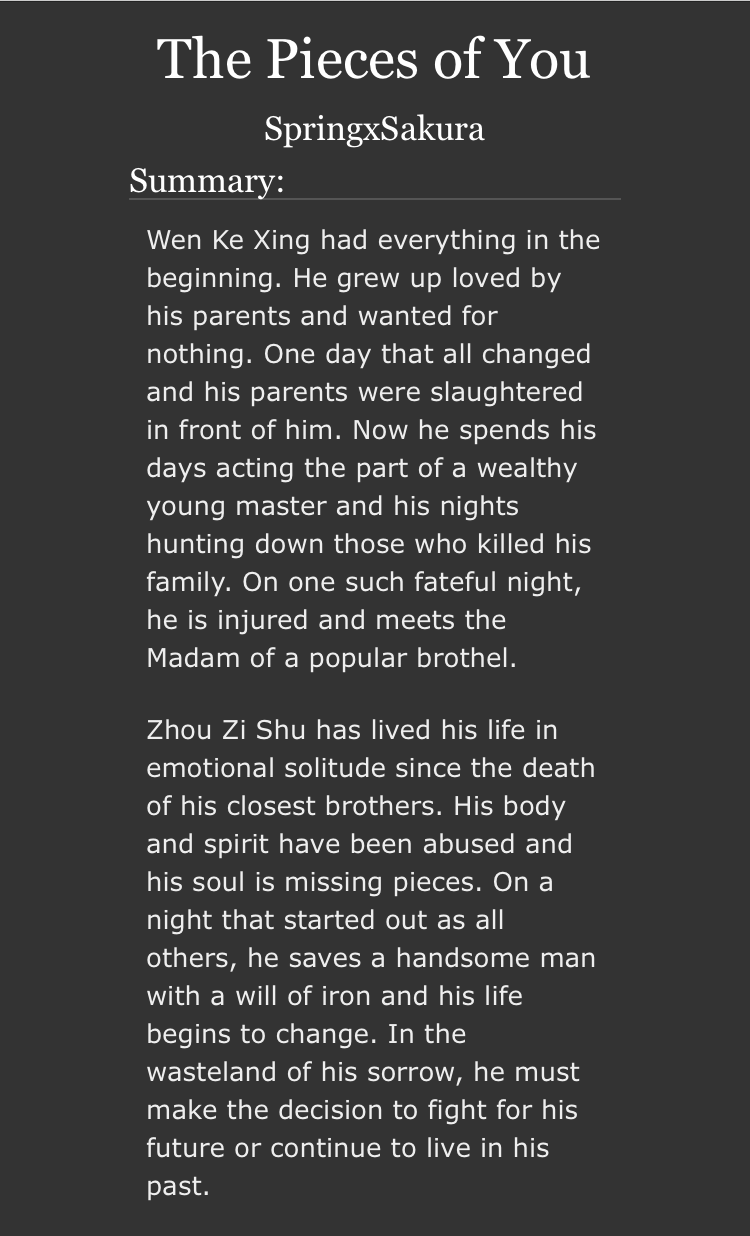 krysalis 🥀🌙 on Twitter: "All my fics, prompts, and threadfics are below~ https://t.co/Nu8yfP2hVs ...