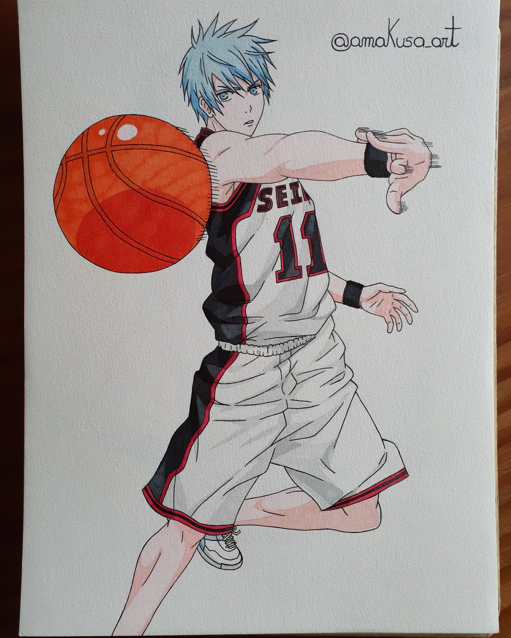 Tetsuya Kuroko And Taiga Kagami Drawing