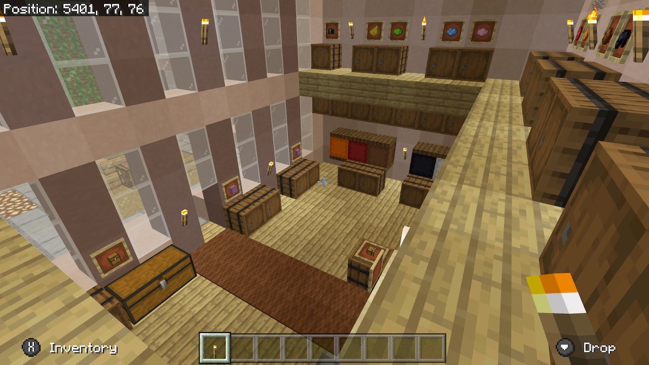 Minecraft Grocery Store Inside