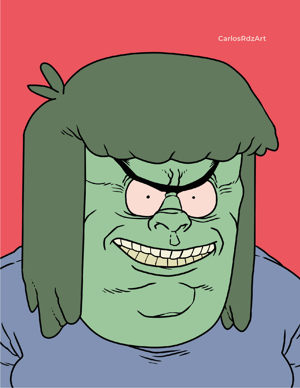 Muscle Man Regular Show Face