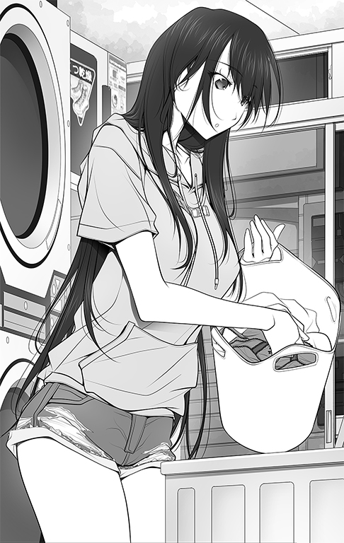 彩～IRODORI～「ネトラレノトリコ」「カノーパン」 on Twitter: "FANZA同人、6/15発売の新作「彼女がパンツを穿かない理由」のヒロインが、1日経った洗濯物の下着類を洗濯槽 ...