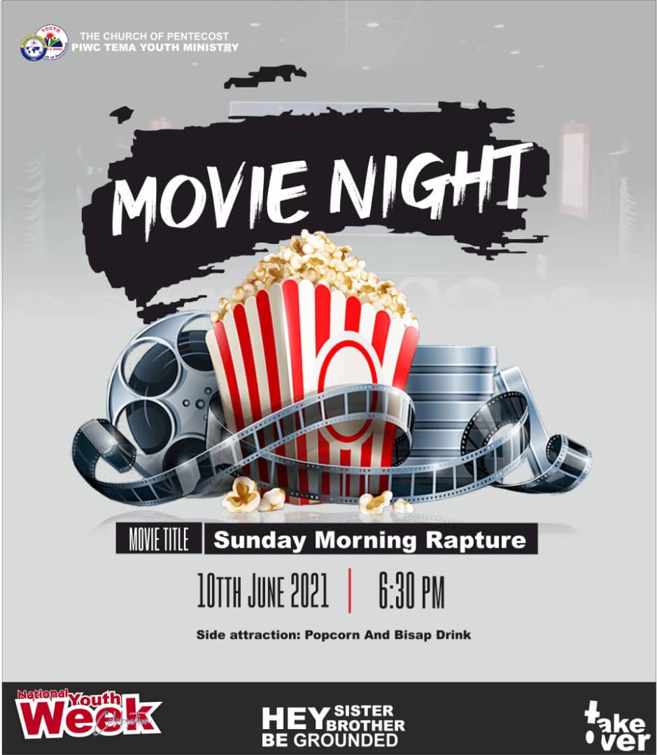 Christian Youth Movie Night Flyer