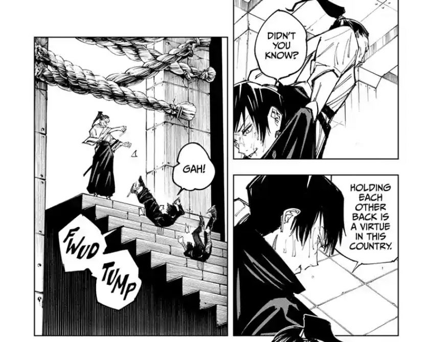 「naoya: the one who stands with toji and gojo is me naoya a」JUJUTSU ...