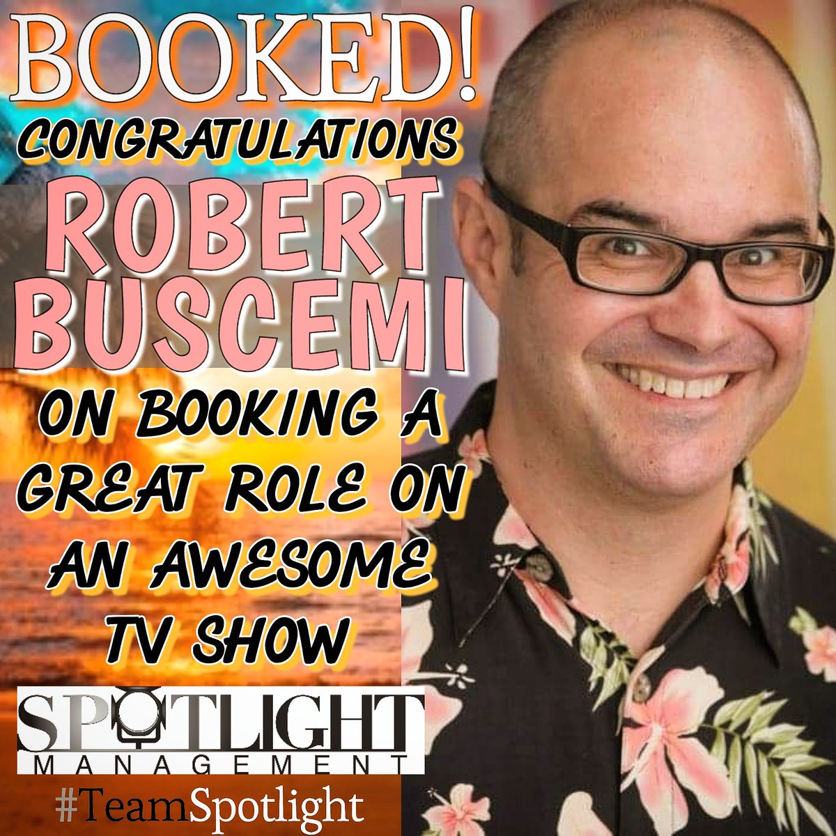 Spotlight Management on Twitter: "Way to go Robert Buscemi on booking a fantastic role on a ...