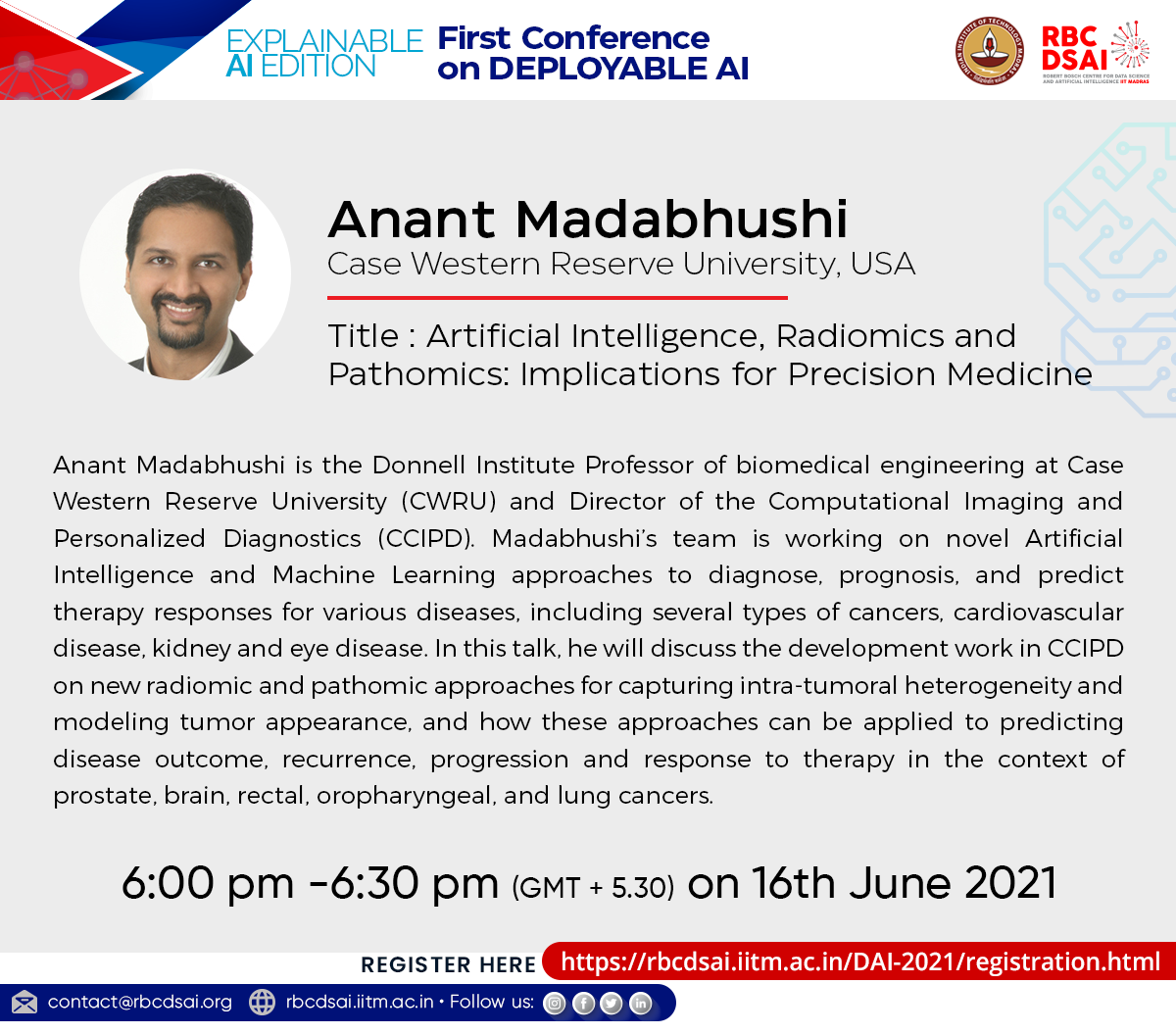 Conference on Deployable AI 2021 @RBCDSAI (@DeployableAI) | Twitter