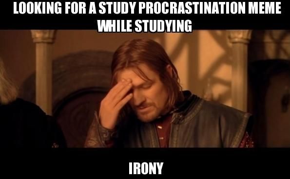 College Procrastination Meme