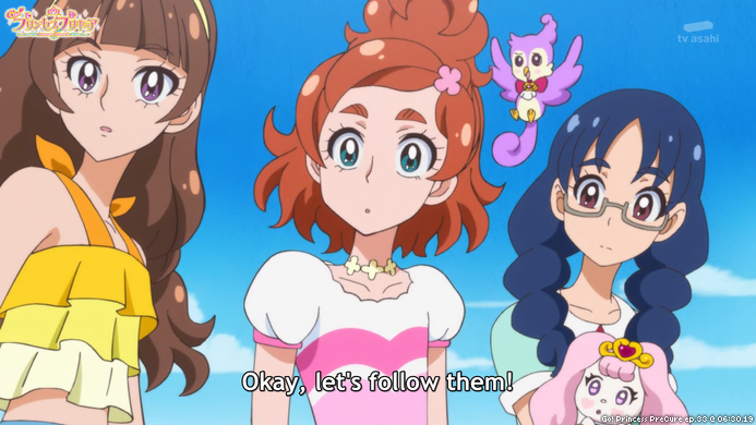 PreCure screenshots on Twitter: "Go! Princess PreCure ep.33 @ 06:30.19 "Okay, let's follow them ...