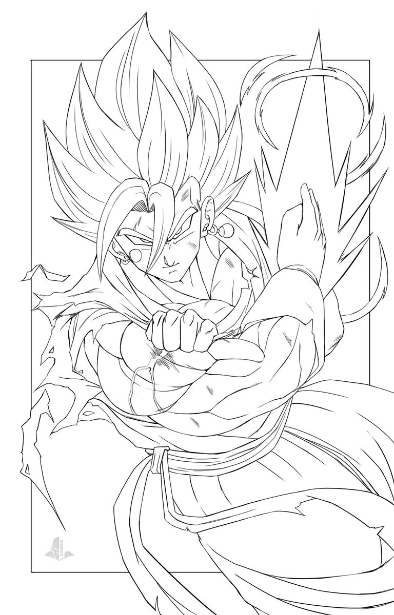 Vegito Coloring Pages
