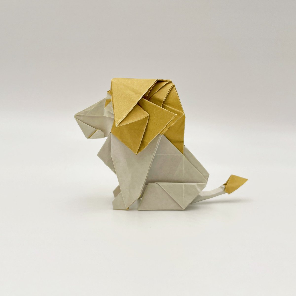 Origami Lion