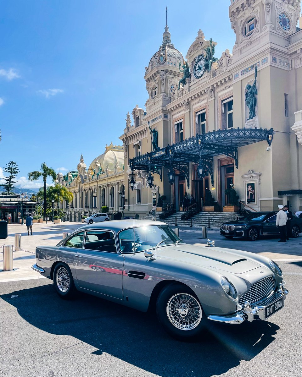 Iconic car. Iconic location. Aston Martin Monaco #AstonMartin #DB5 ...