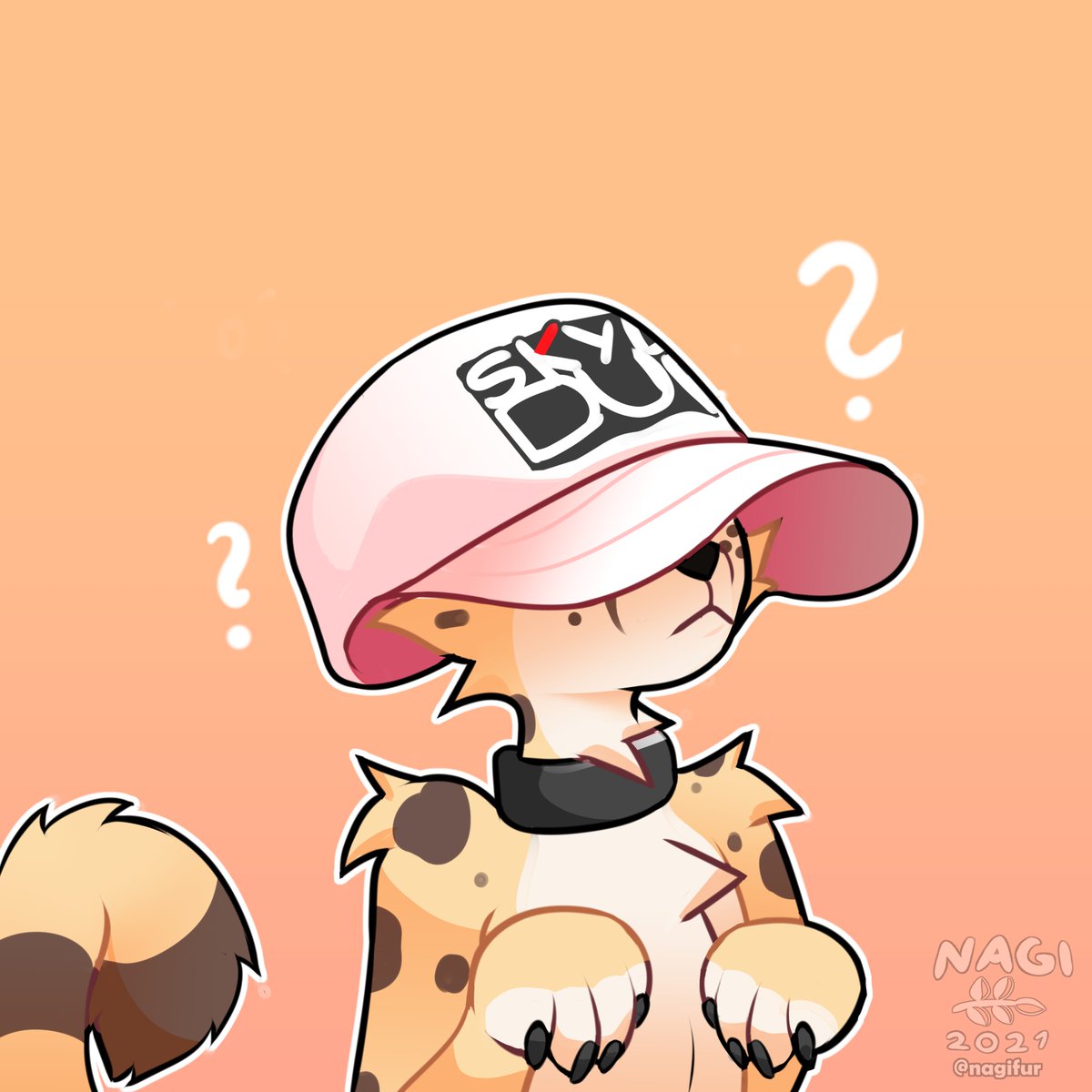 1/2] Funny Cat with Hat 」|~Nagi 🌿のイラスト