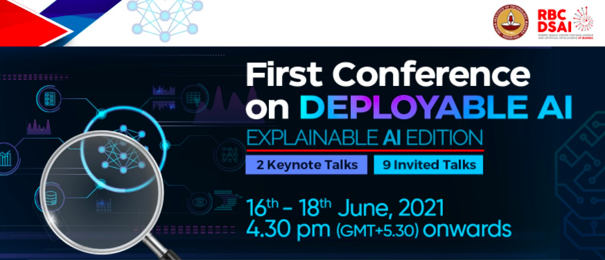 Conference on Deployable AI 2021 @RBCDSAI (@DeployableAI) | Twitter