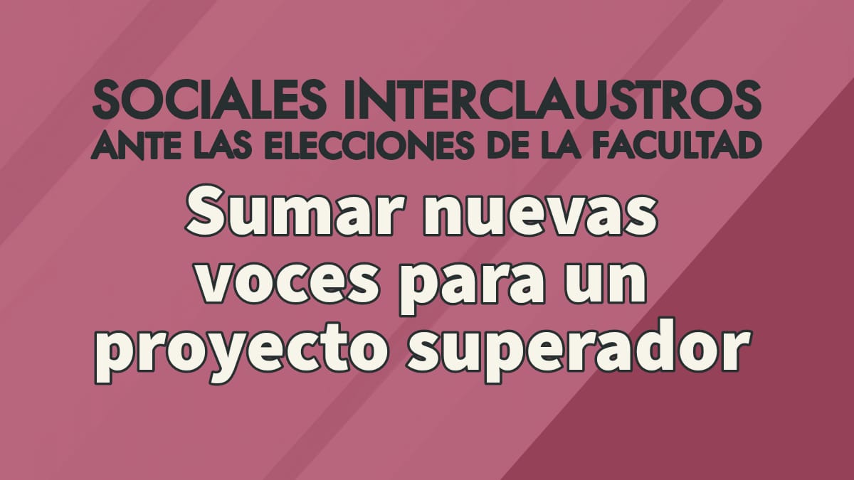 Sociales Interclaustros on Twitter: "Desde hace mucho tiempo, quienes enseñamos, investigamos y ...