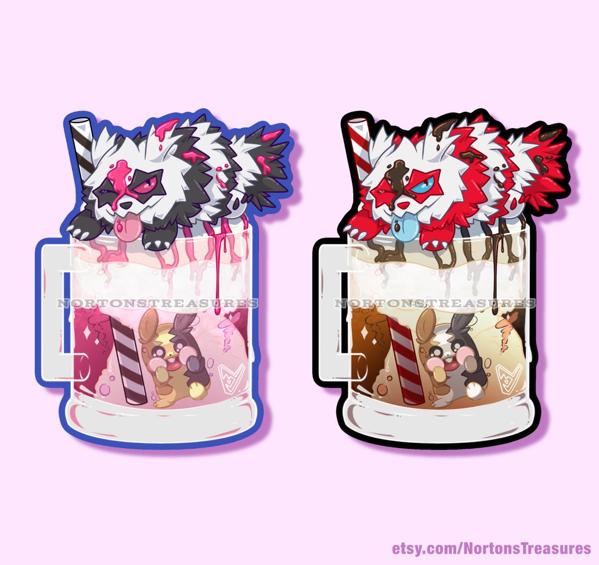 Clings Paper & Party Supplies Paper Morpeko Floating Sticker etna.com.pe