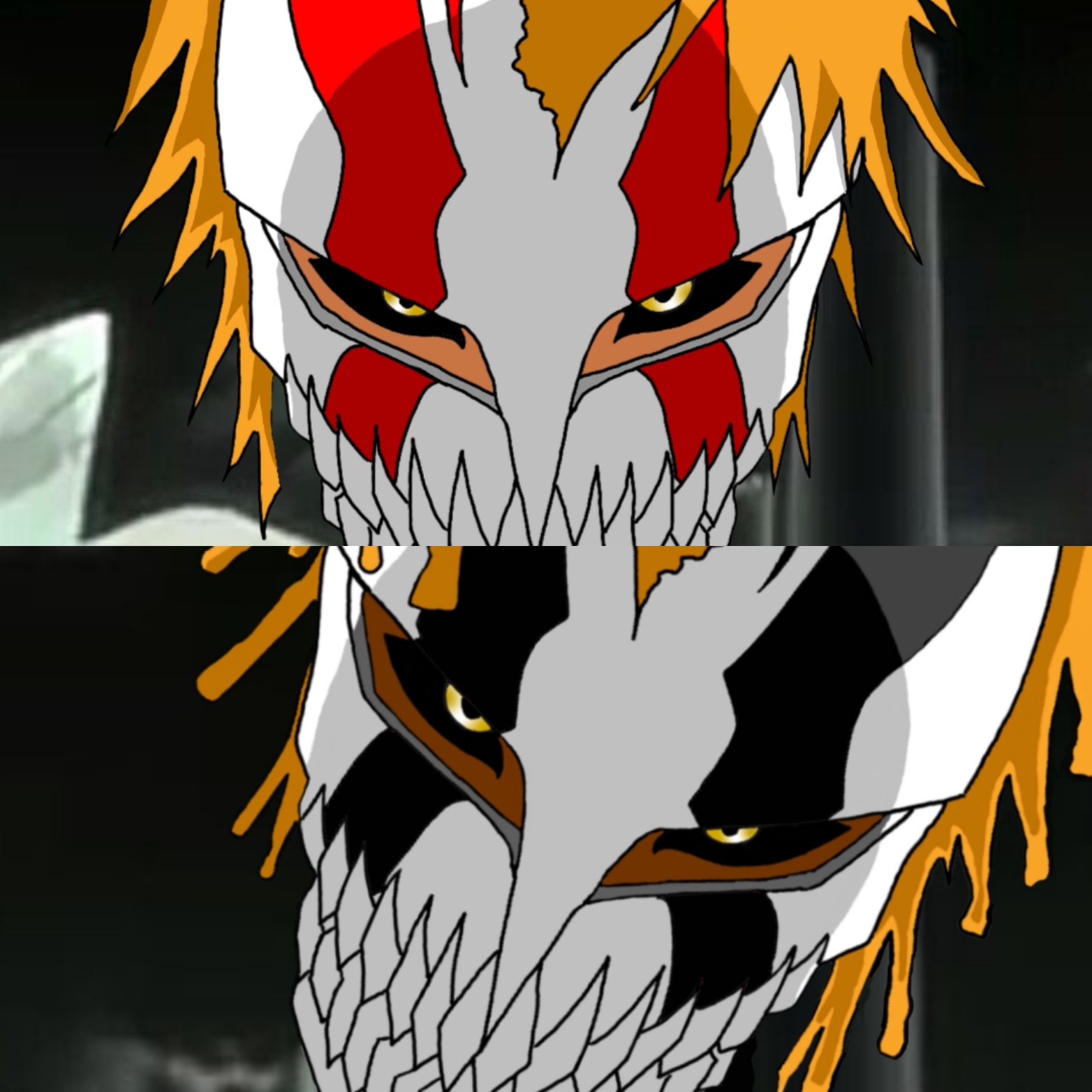 Bleach Ichigo New Bankai Hollow Mask