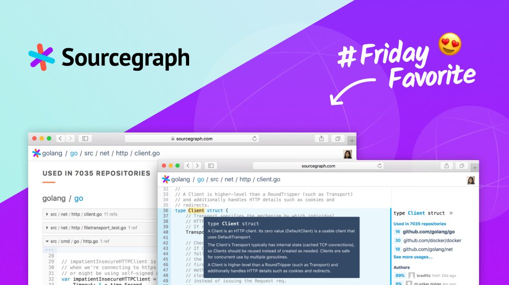 Prisma on Twitter: "😍 Today's #FridayFavorite is @sourcegraph! Sourcegraph offers an easy and ...