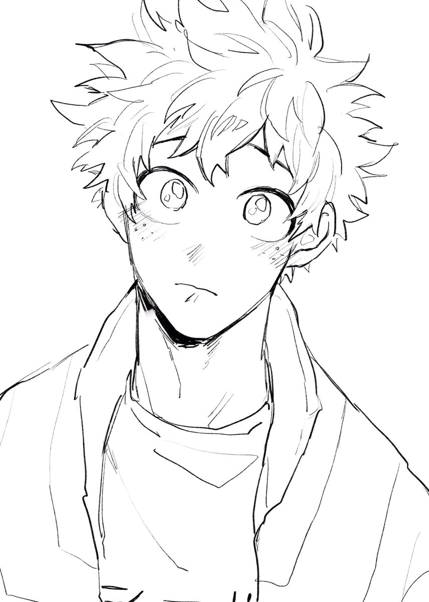 「どれもこれもtdrkくんとお付き合いしてるizkくんというつもりで描いてしまうので眉毛もどんどん八の字になる 」しをやきの漫画