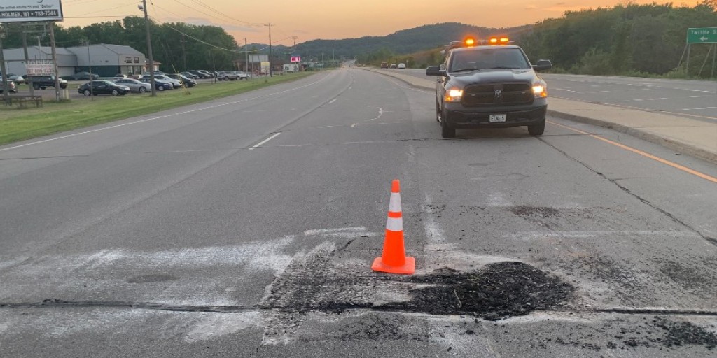 Have you ever seen road pavement buckle from the heat? Does it happen ...
