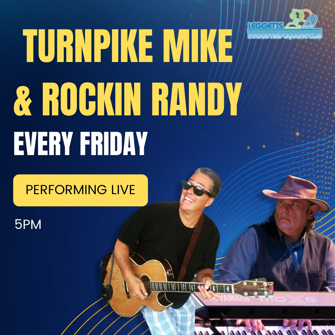 leggetts on Twitter: "Happy Friday! Turnpike Mike & Rockin Randy will be live at Leggetts ...