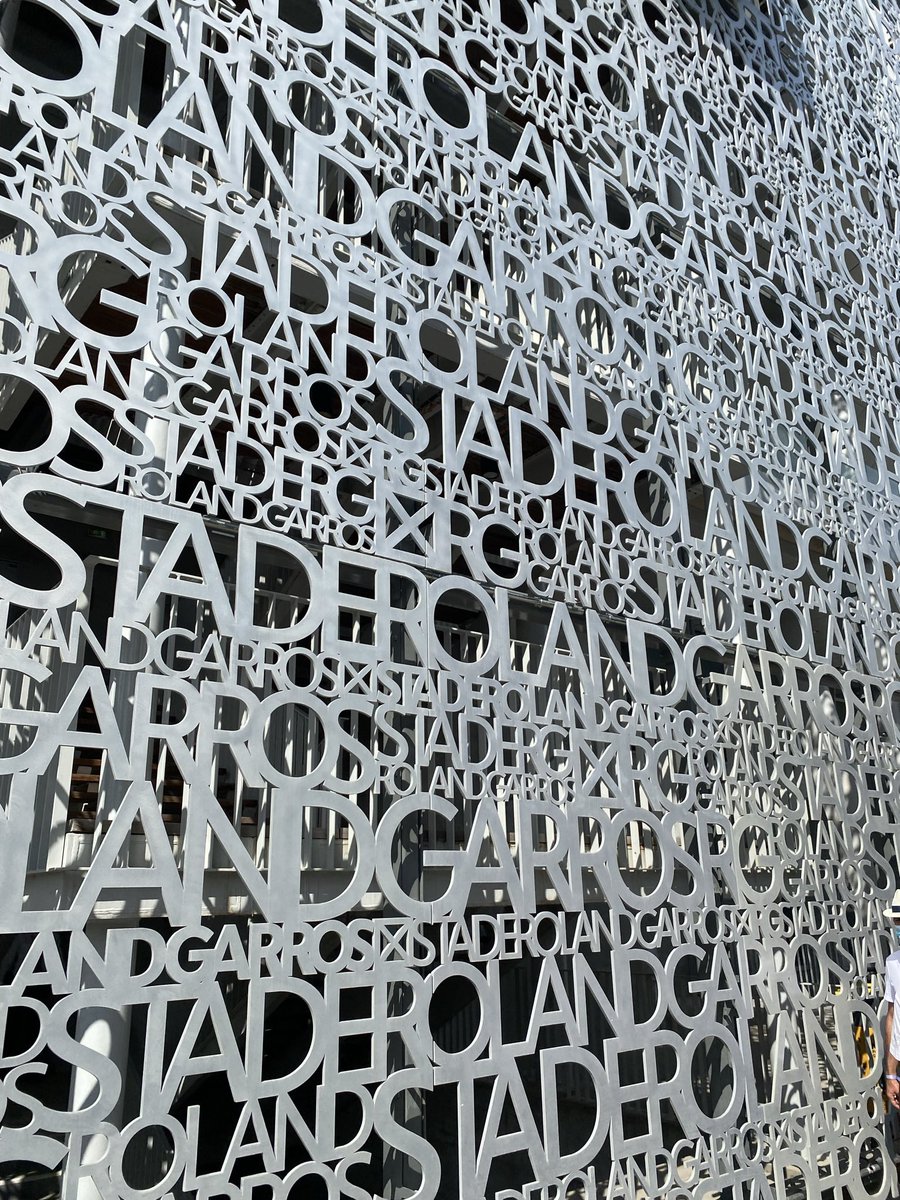 Patrick Amiel on Twitter: "En extase devant #RolandGarros…