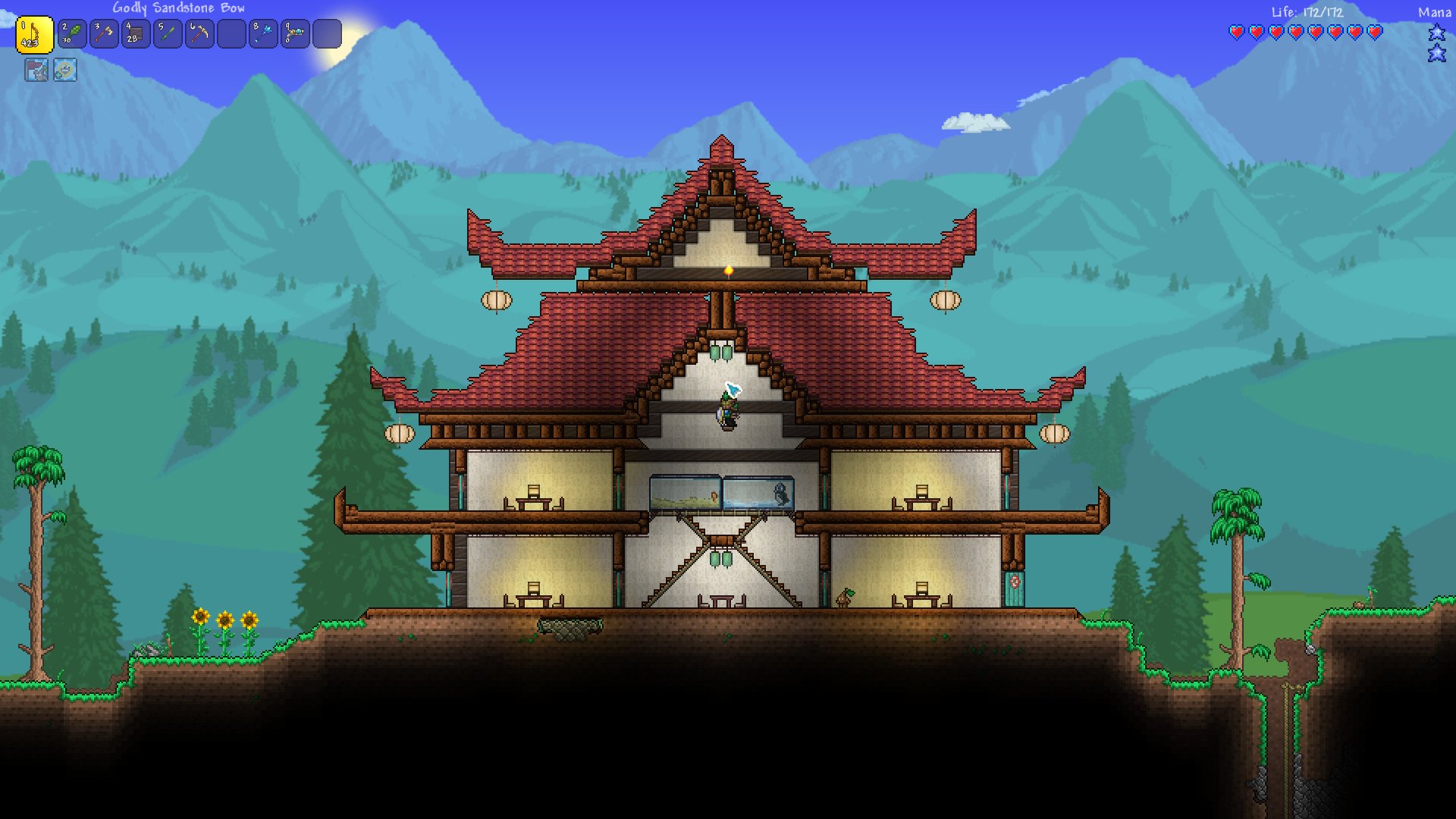 Japanese House Terraria Terraria's Princes NPC Gets A Custom House!
