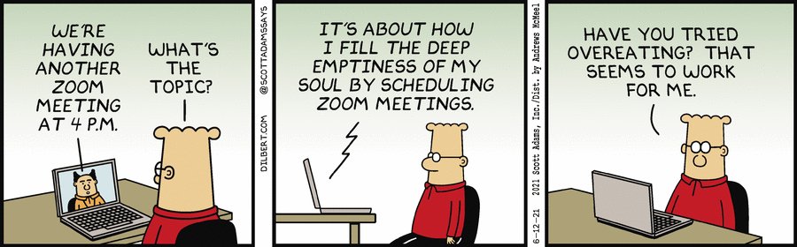 Dilbert Comics Meetings