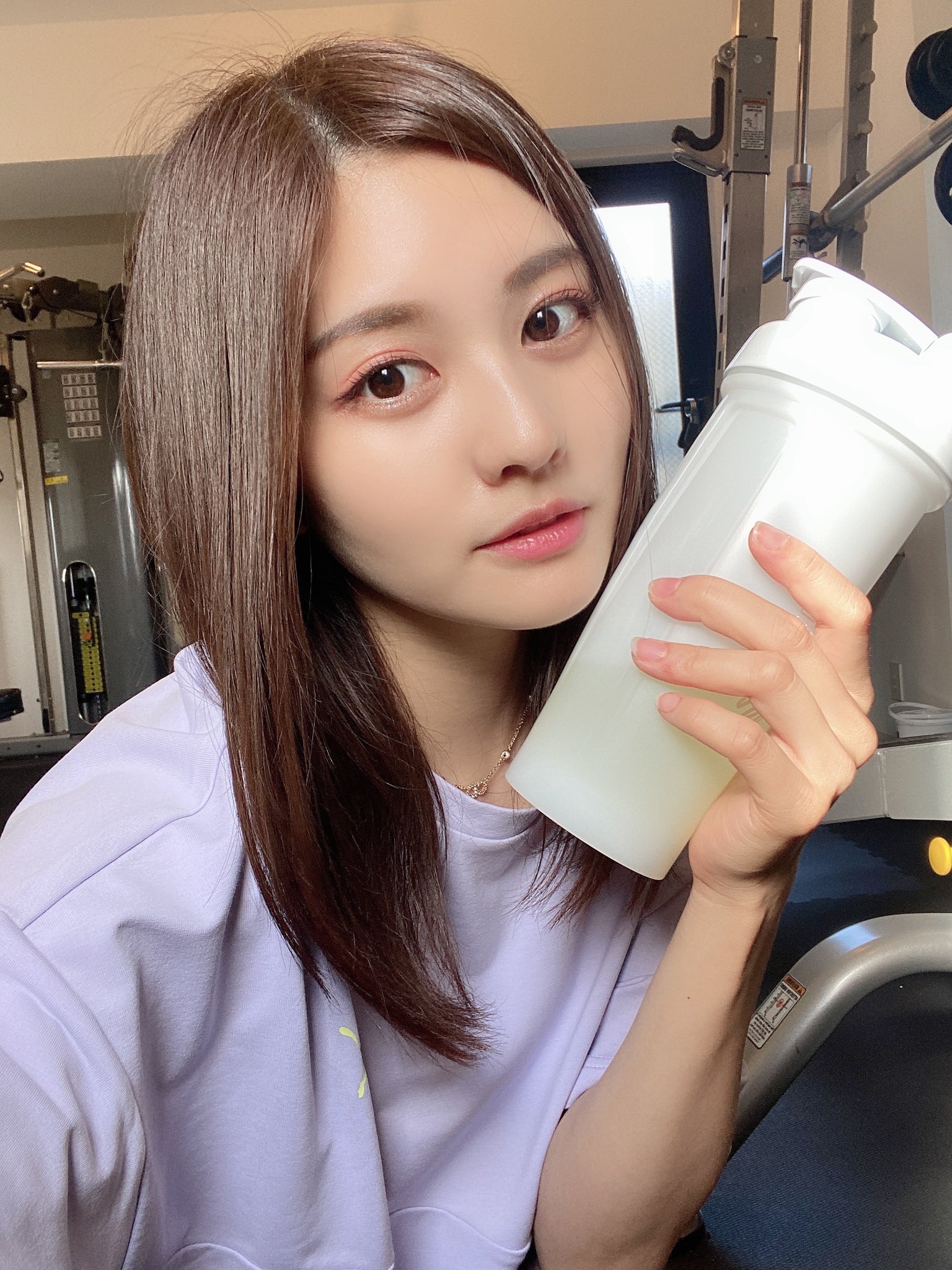 林ゆめ on Twitter: "今日のジム☺️ パープルのウェア💜…