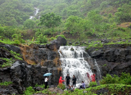 Waterfall Kharghar Hills