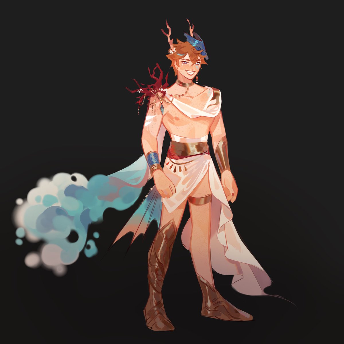 「hydro archon childe dearly detested 」|el | inprnt open!のイラスト