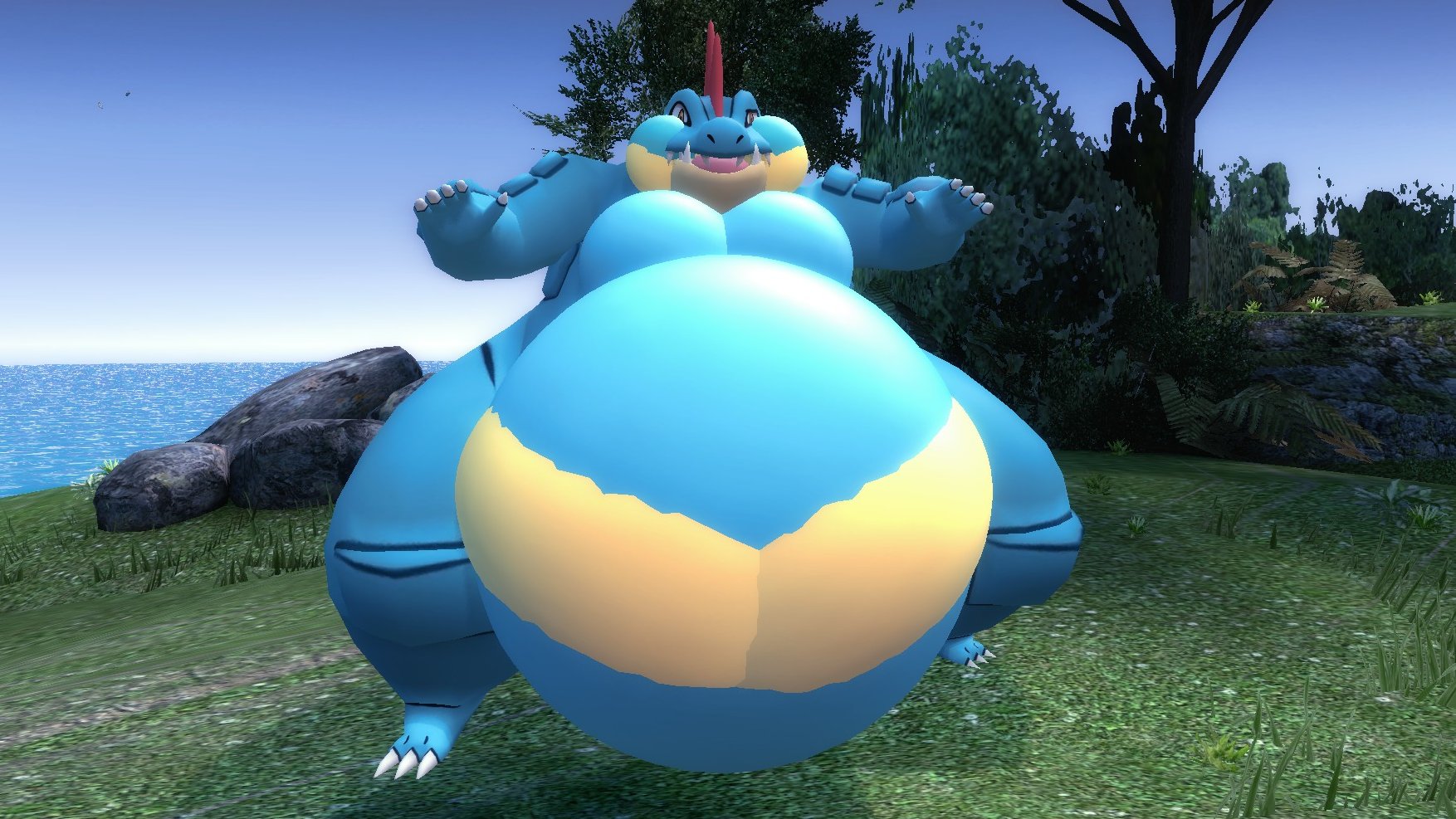 Tucker the Heroic Sumo Charizard on Twitter: "Here's Feraligatr gone enormous!!! https://t.co ...