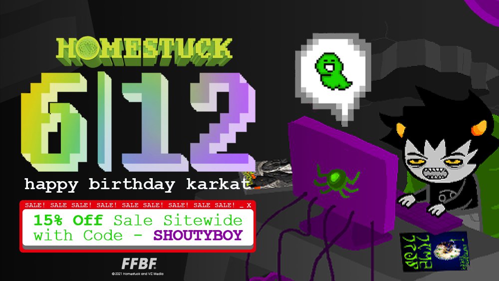 Homestuck Happy Birthday Card