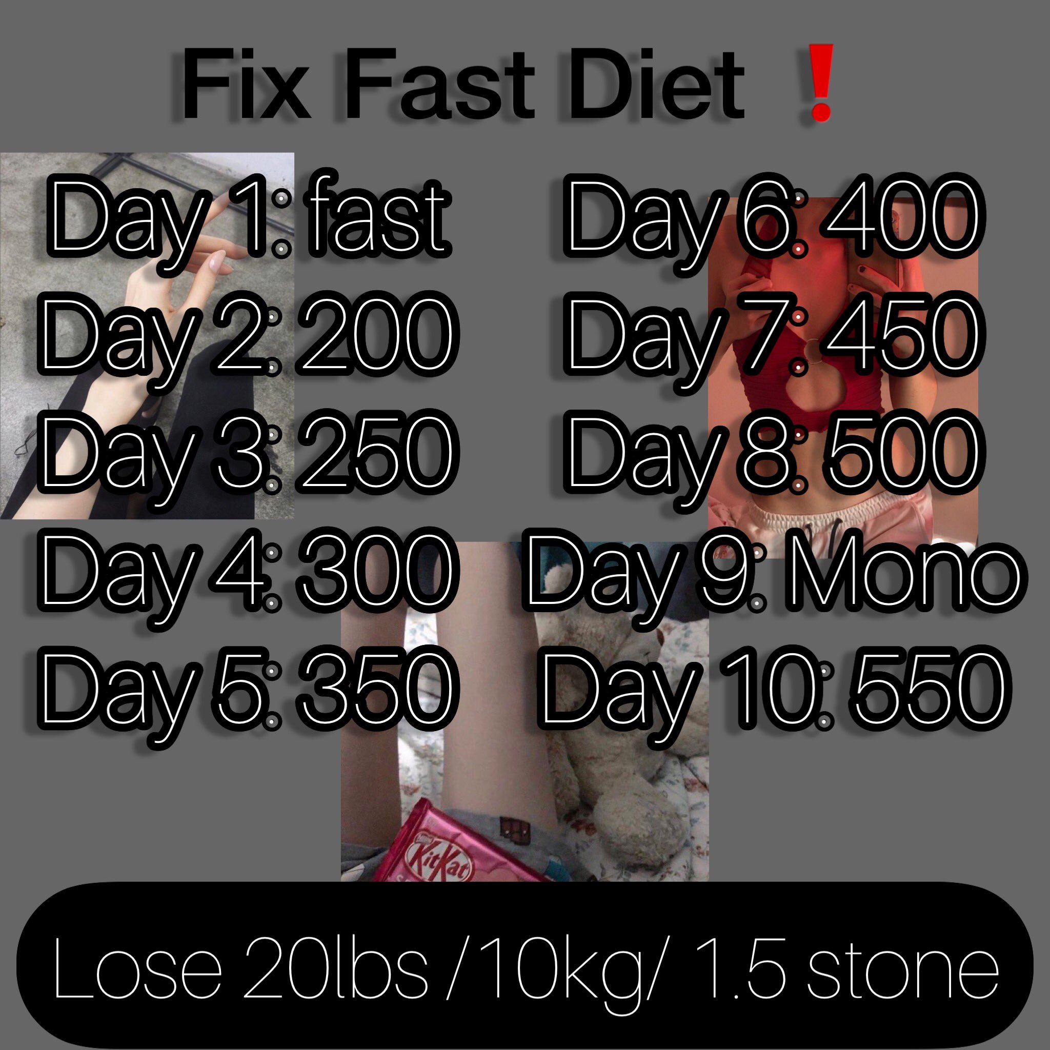 Pro Ana Fasting Before And After