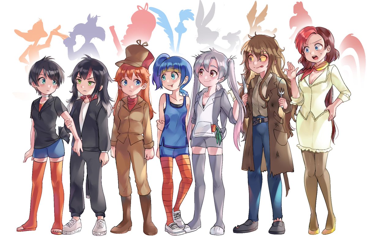 Looney Tunes Anime Style